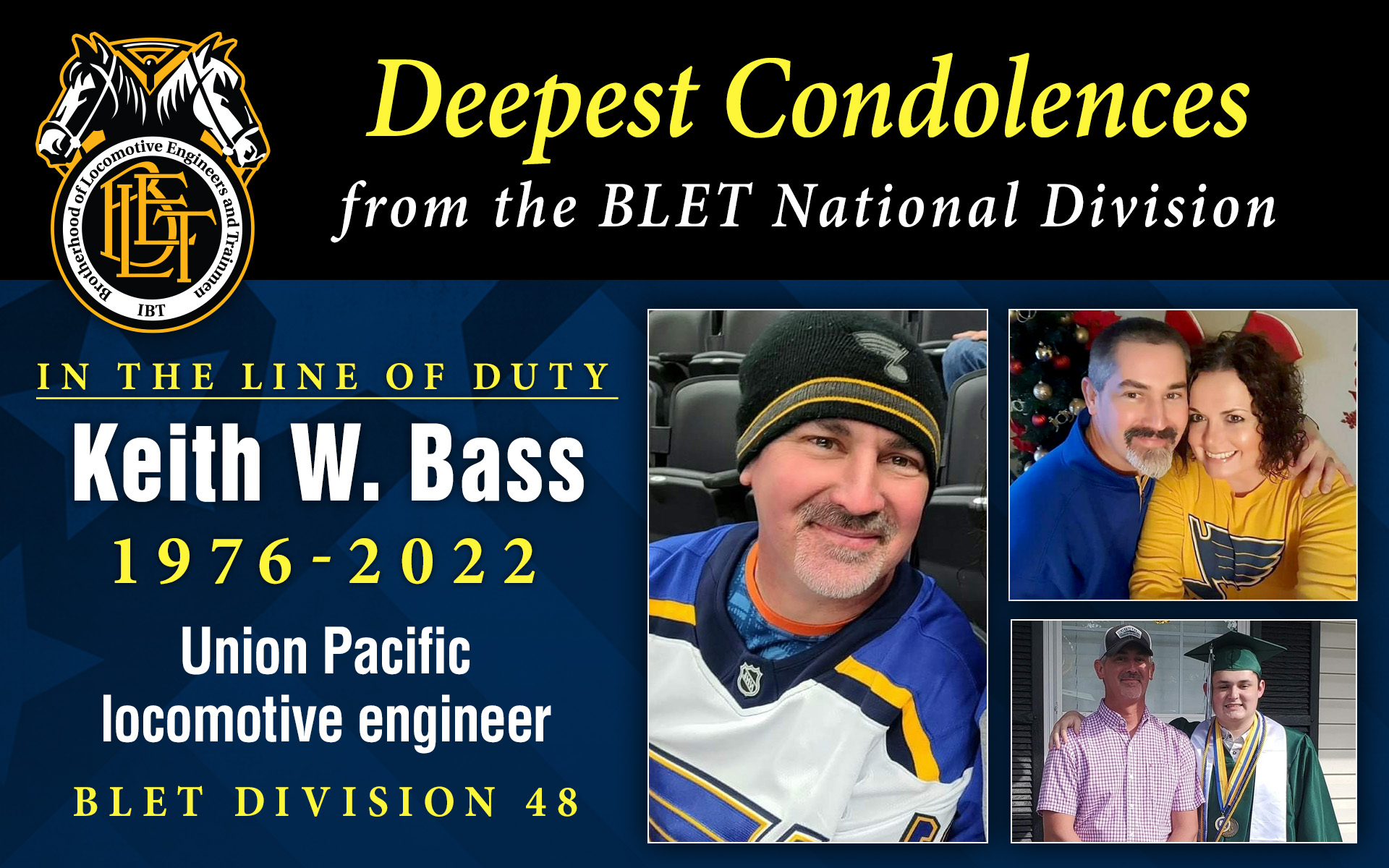 In the Line of Duty: Keith W. Bass - Brotherhood of Locomotive ...