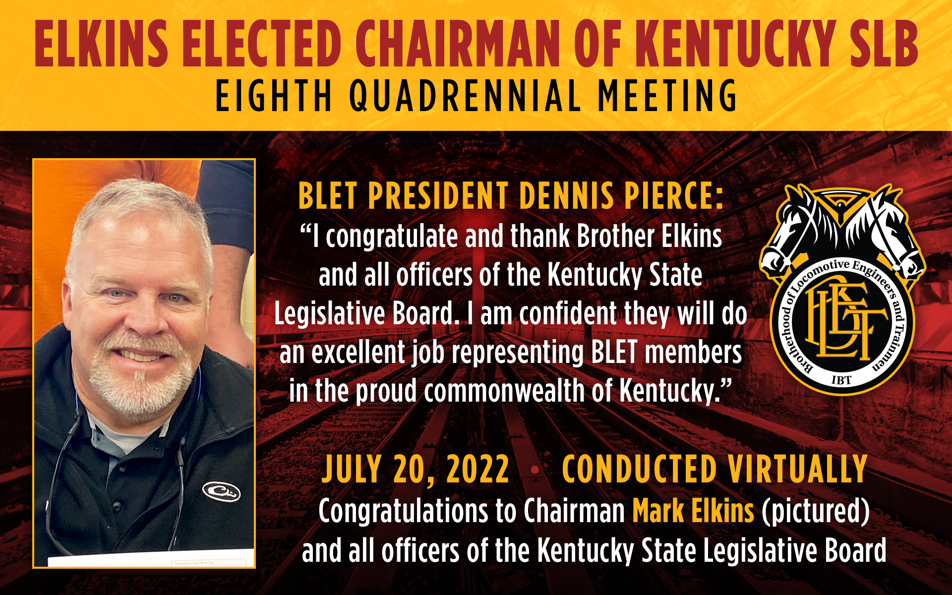 Elkins elected Chairman of Kentucky State Legislative Board ...
