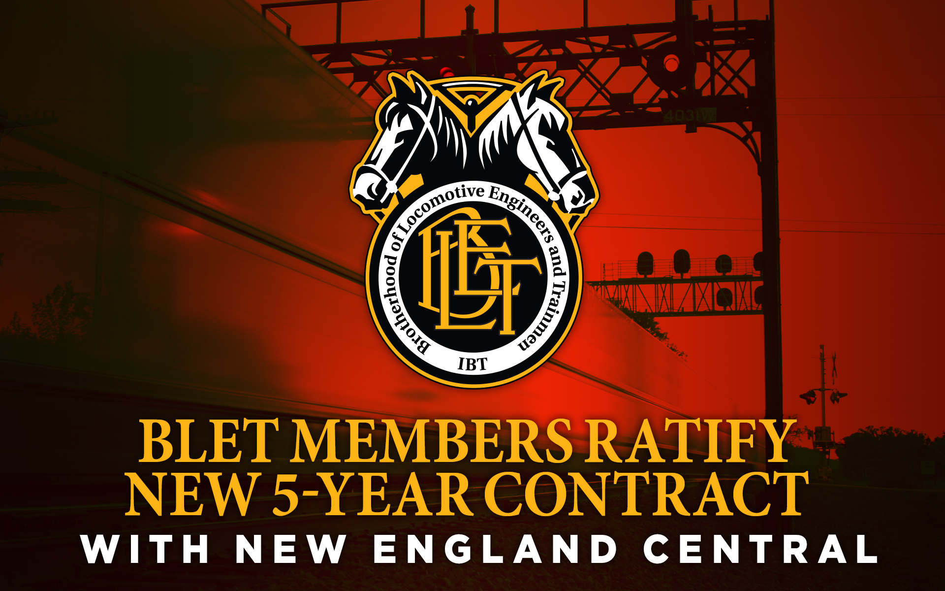 New England Central: New BLET contract provides general wage increases ...