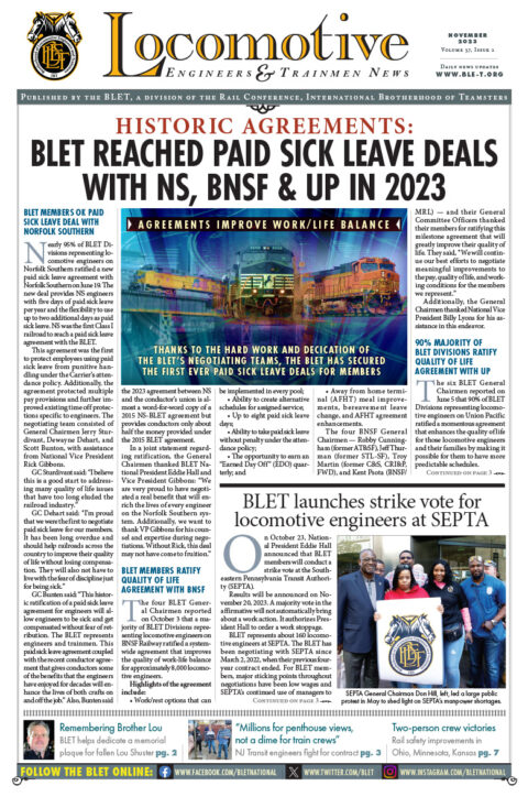 Home - Brotherhood of Locomotive Engineers and Trainmen