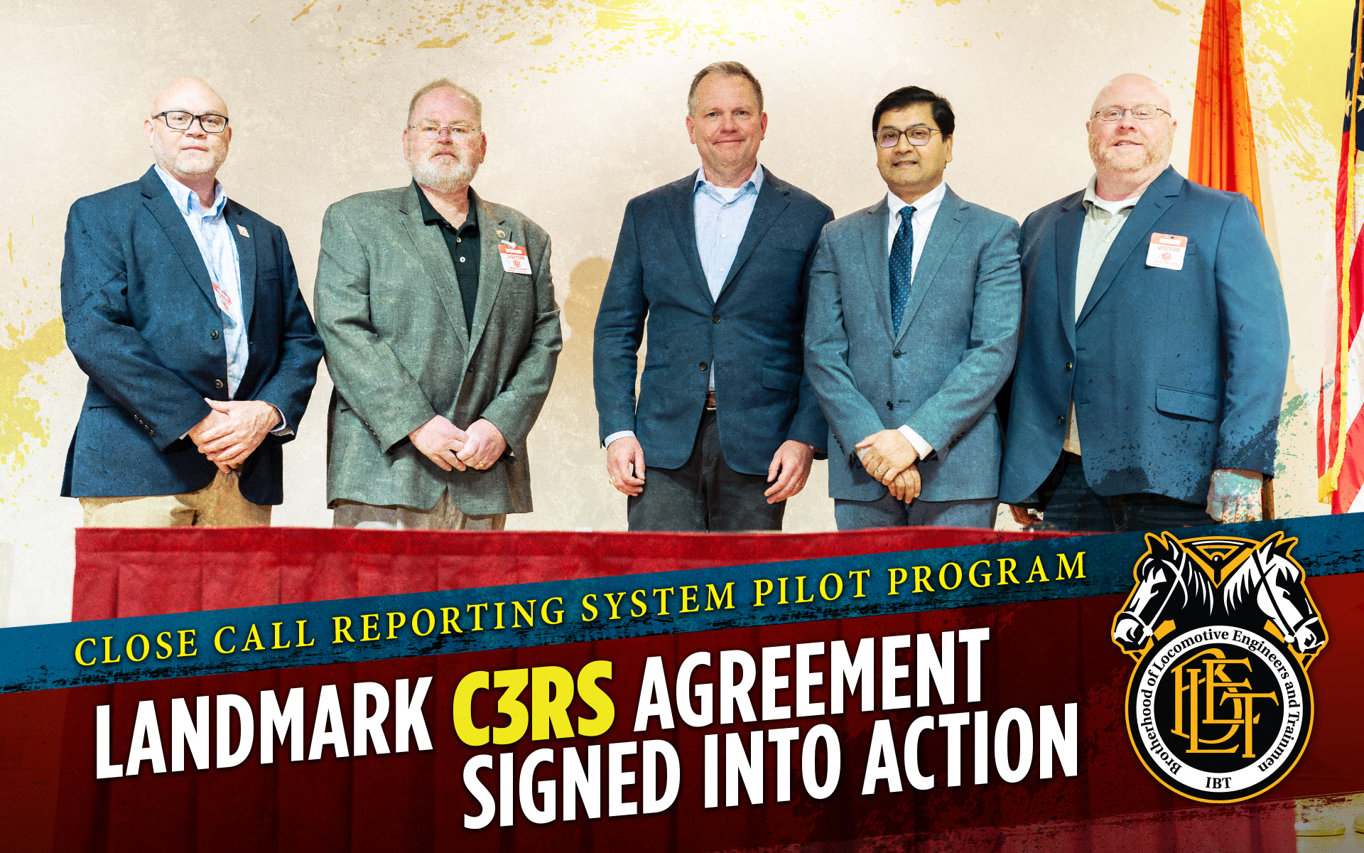 BLET formally signs on to confidential safety reporting pilot program at NS - Brotherhood of ...