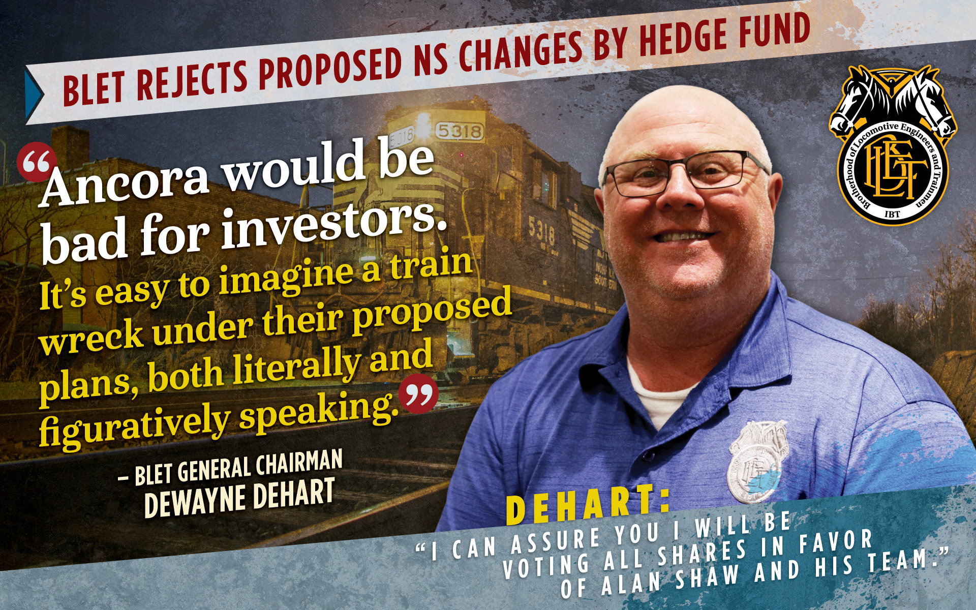 BLET General Chairmen say proposed changes for Norfolk Southern by ...