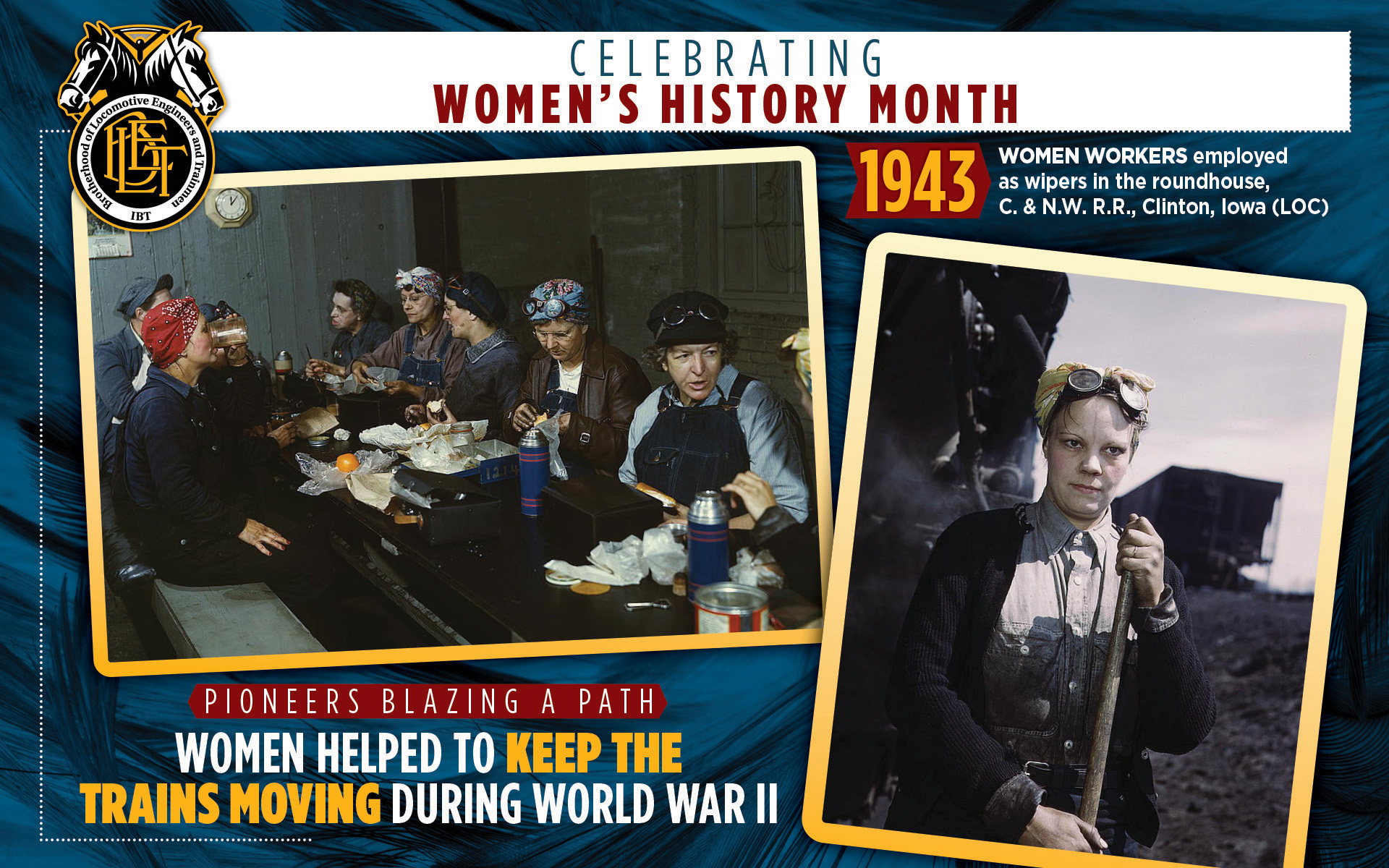 Celebrating Women's History Month: During World War II, women helped to ...