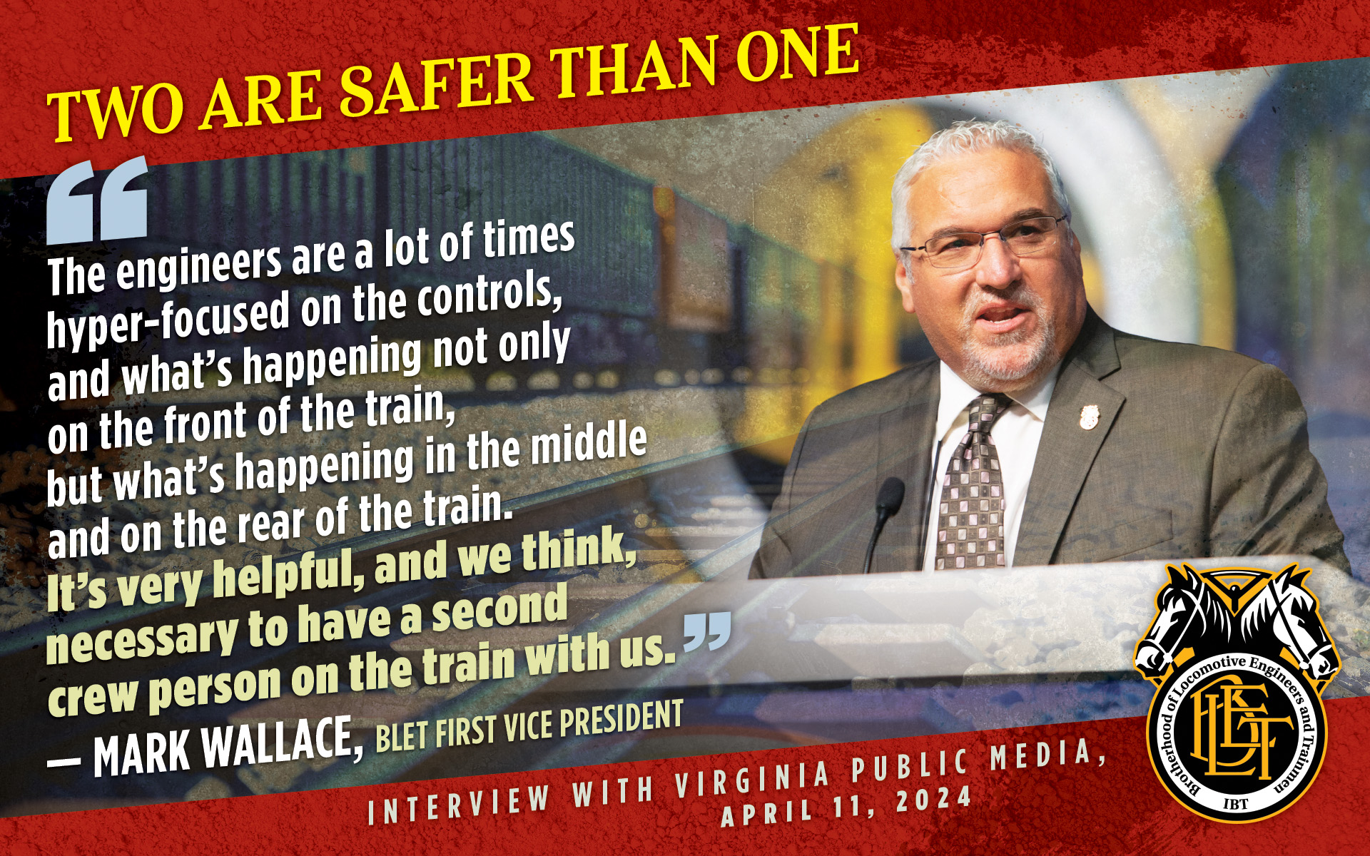 Two-person crew regulation: BLET keeps it in notch 8, continues to ...