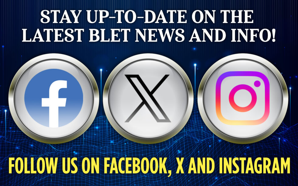 Social media: Get connected with the BLET | Brotherhood of Locomotive ...