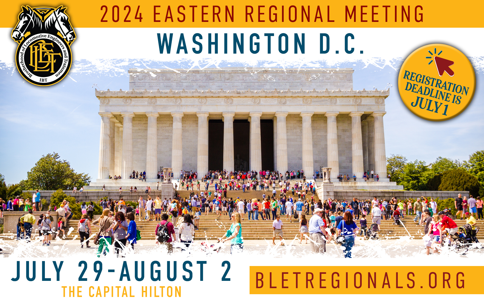 Have you registered? Join us for the BLET’s Eastern Regional meeting in ...