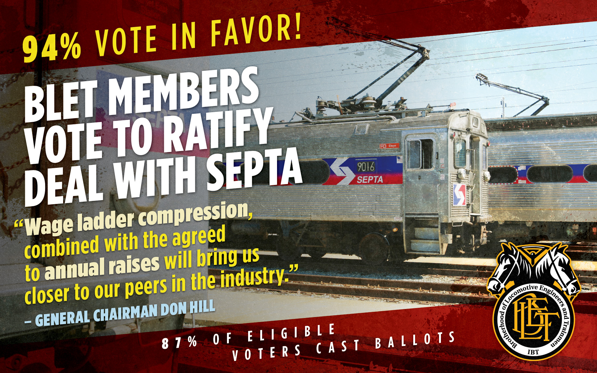 Breaking News: BLET members ratify new contract with SEPTA - Brotherhood of Locomotive Engineers ...