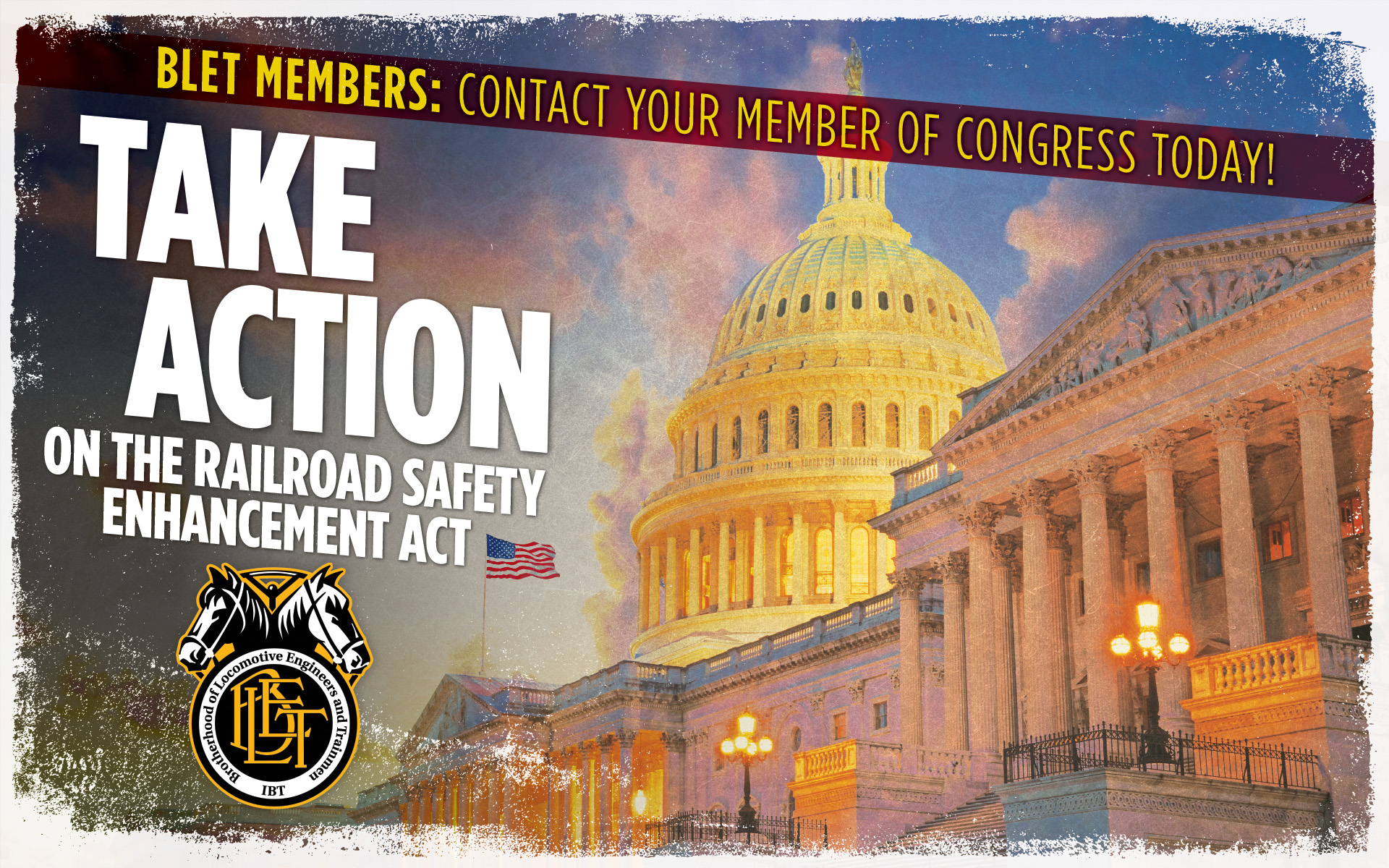 Take action and tell the House to act on Railroad Safety Enhancement ...