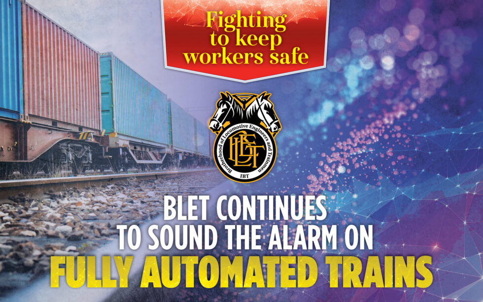 Autonomous trains: BLET sounds the alarm as railroads move to operate ...